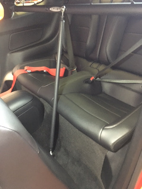 2015-2024 FORD MUSTANG CIPHER RACING BLACK PERFORMANCE HARNESS BAR ...